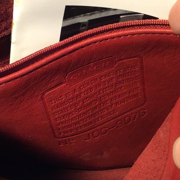 Coach | Bags | Rare Red Vintage Coach Court Bag | Poshmark